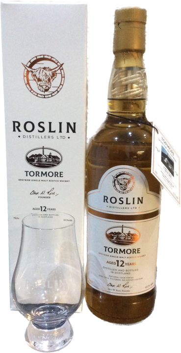 Roslin Distillers LTD, Distilled at Tormore 12 year old :: Roslin ...